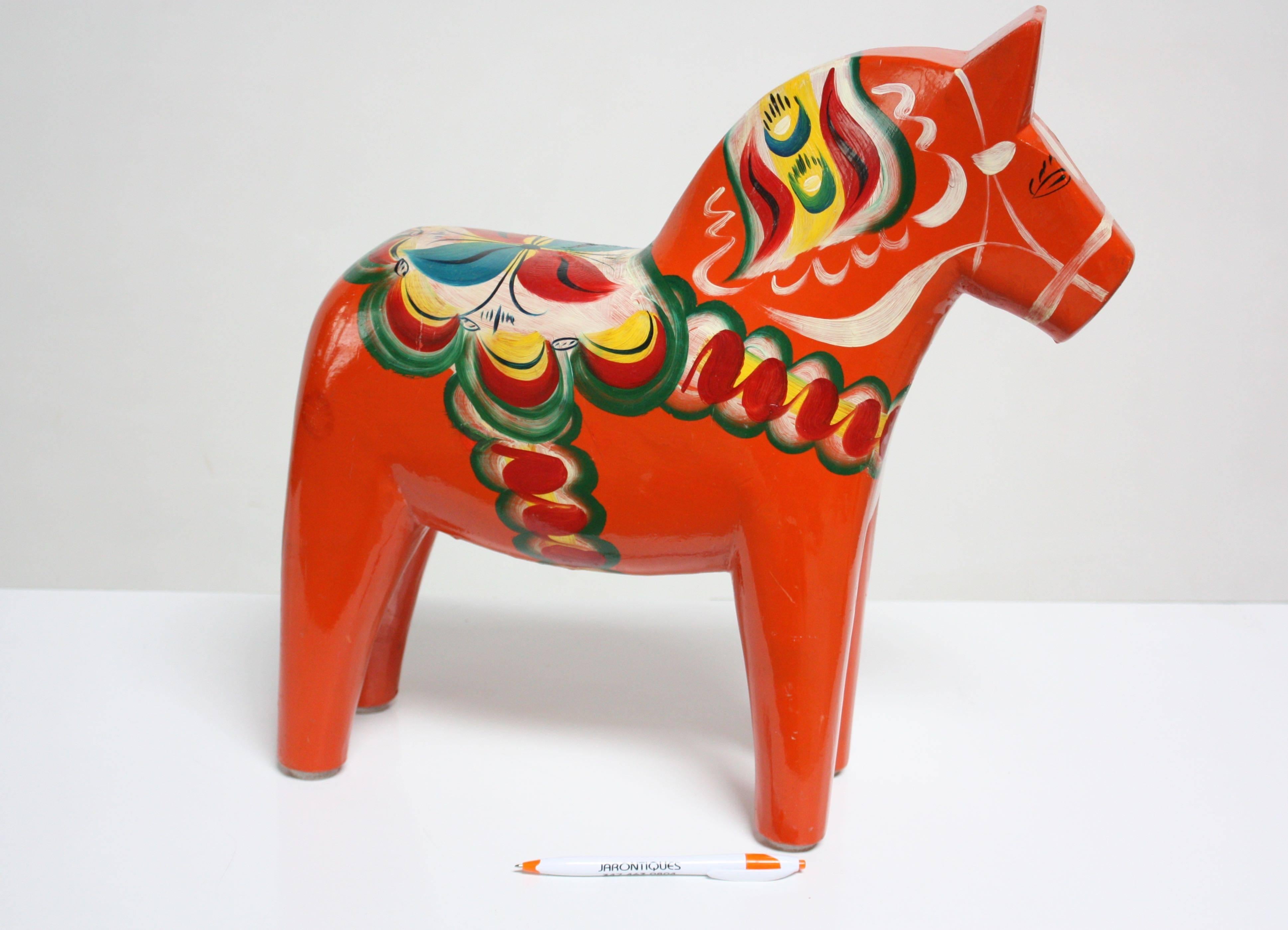 Large Swedish Dala Horse by Nils Olsson For Sale at 1stDibs | nils ...