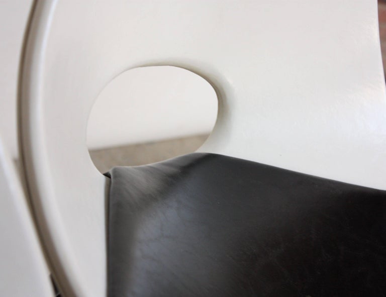 Set of Three Mid-Century Modern Stools Designed by John Yellen at 1stDibs