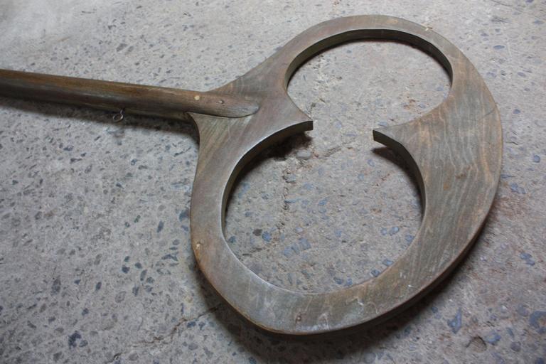 Monumental Mid-20th Century Folk Art Wooden 'Key' Trade Sign at 1stDibs