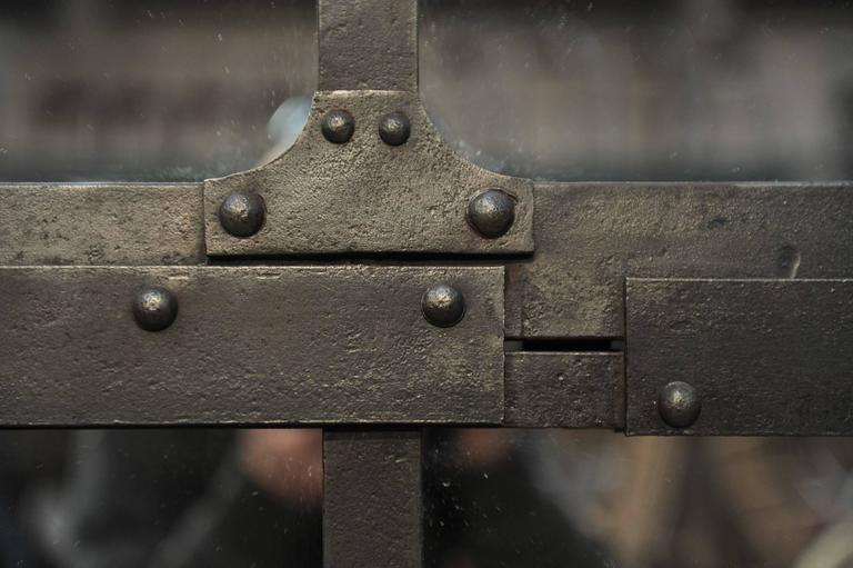 1900s Industrial Big French Riveted Window Factory Mirror at 1stDibs ...