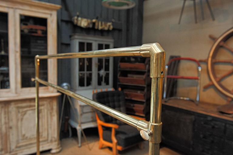 French Brass Shop Clothes Rack at 1stdibs