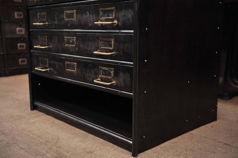 Industrial Roneo French Factory Drawer Cabinet, 1940s at 1stDibs ...