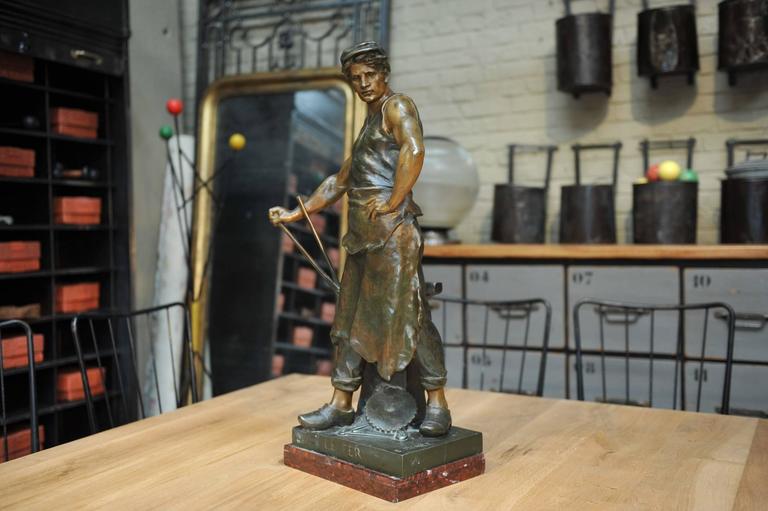 19th Century Blacksmith Statue "Le FER" by E. Picault at 1stDibs | e ...