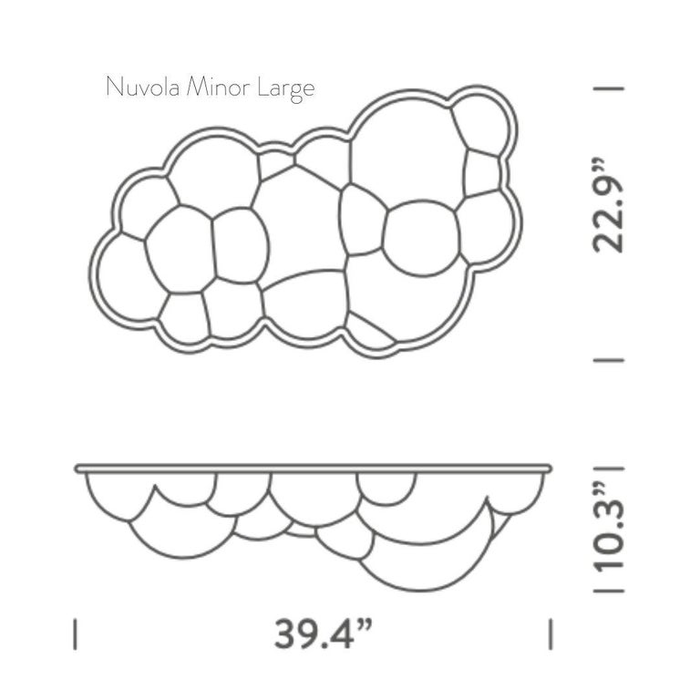 Large Mario Bellini 'Nuvola Minor' Wall or Ceiling Light for Nemo For ...