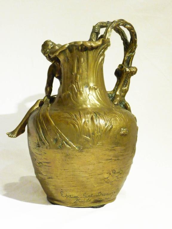 Alexandre Vibert, an Art Nouveau Pitcher, Signed at 1stDibs