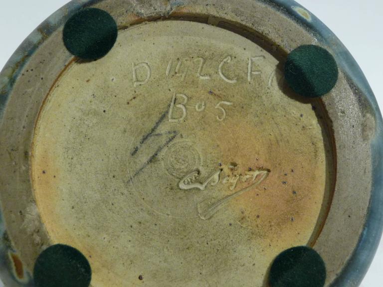 Alexandre Bigot, an Art Nouveau Earthenware Inkwell, Signed For Sale at ...
