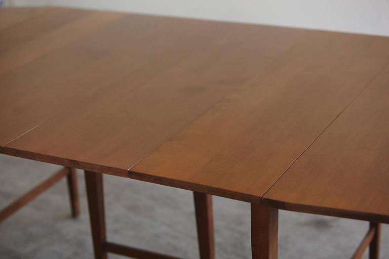 Extendable Drop-Leaf Maple Dining Table by Paul McCobb for Planner ...
