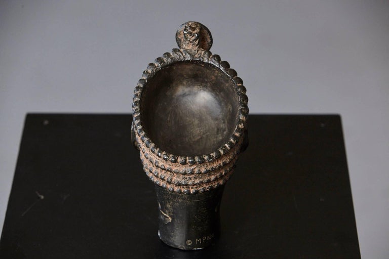 Ceramic Replica of a Head with Crown, Ancient Kingdom of Ife, Nigeria ...