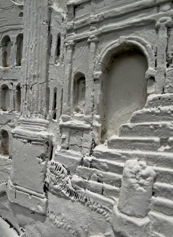 Plaster Wall Hanging of a Classical Scene at 1stDibs