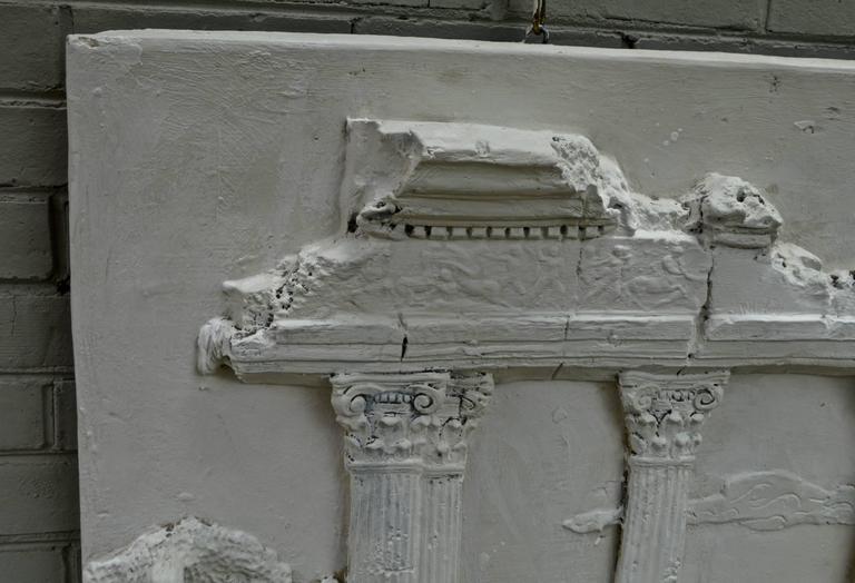 Plaster Wall Hanging of a Classical Scene at 1stDibs
