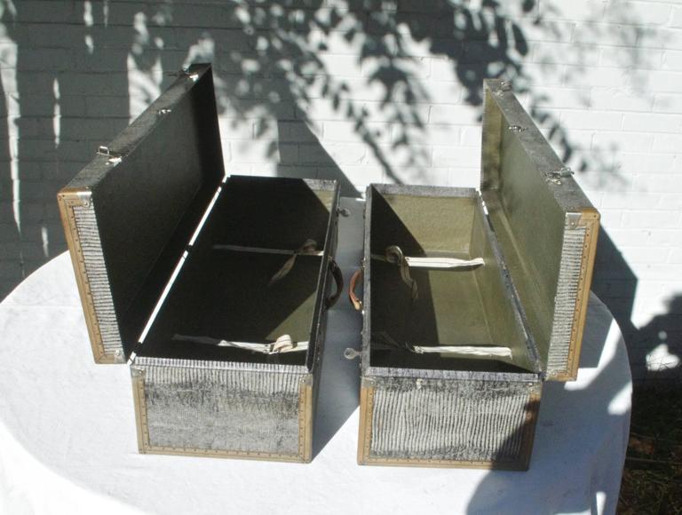 Travel Cases in Faux Crocodile Shagreen For Sale at 1stDibs