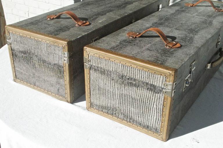 Travel Cases in Faux Crocodile Shagreen For Sale at 1stDibs