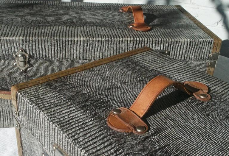 Travel Cases in Faux Crocodile Shagreen For Sale at 1stDibs