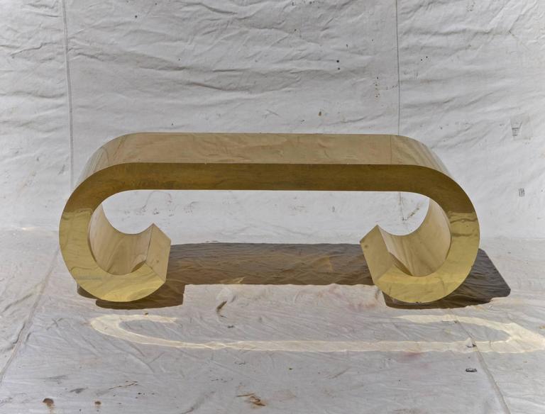 Vintage Scroll Table For Sale at 1stDibs | scroll coffee table