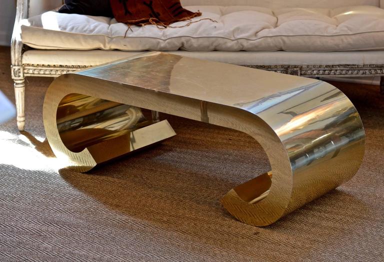 Vintage Scroll Table For Sale at 1stDibs | scroll coffee table