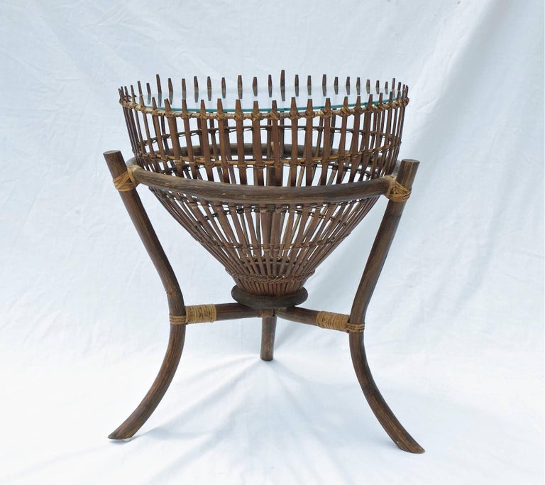 Interesting Boho Chic African Side Table at 1stDibs