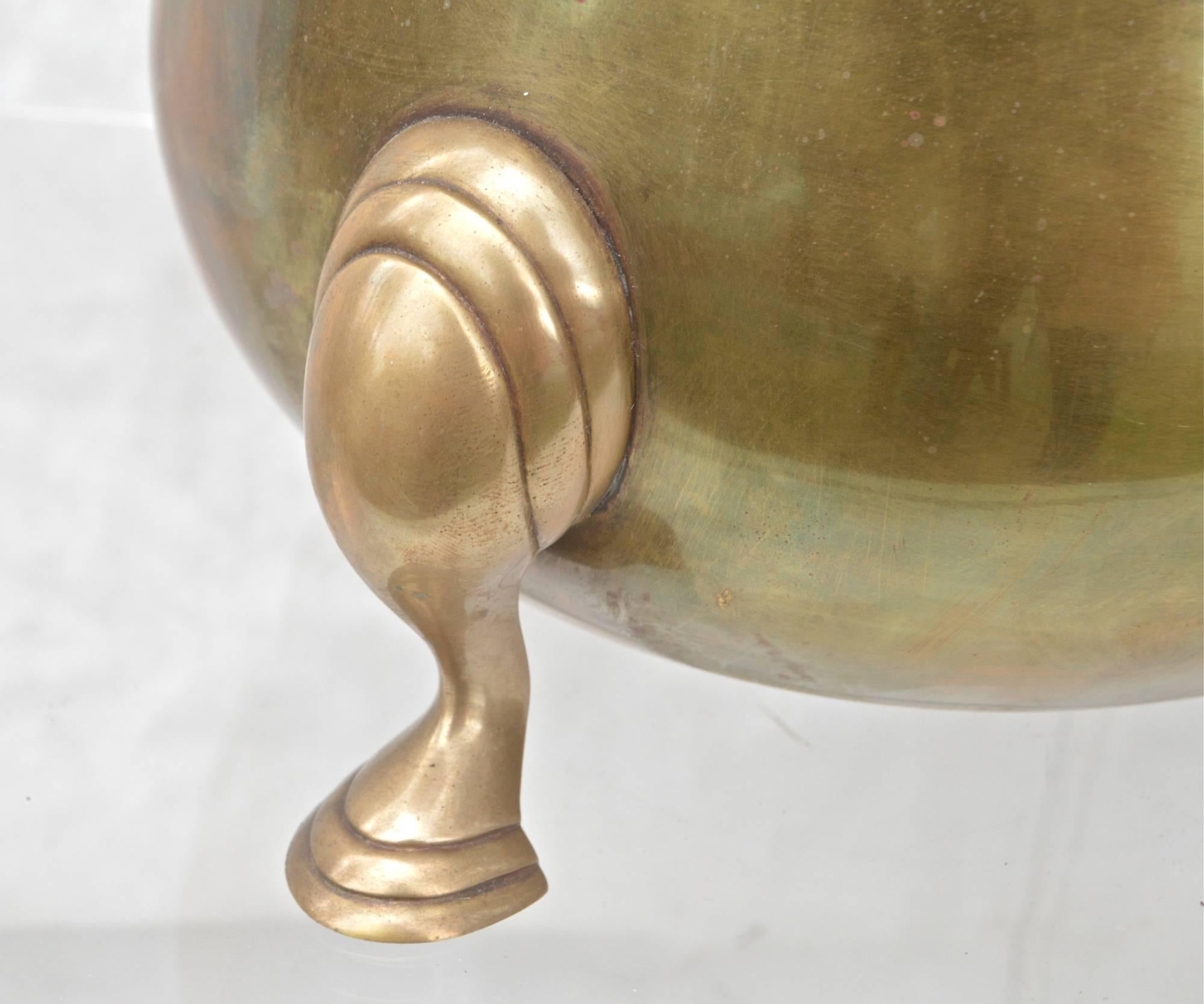 Chapman Brass Lamps of Kettle Form at 1stDibs