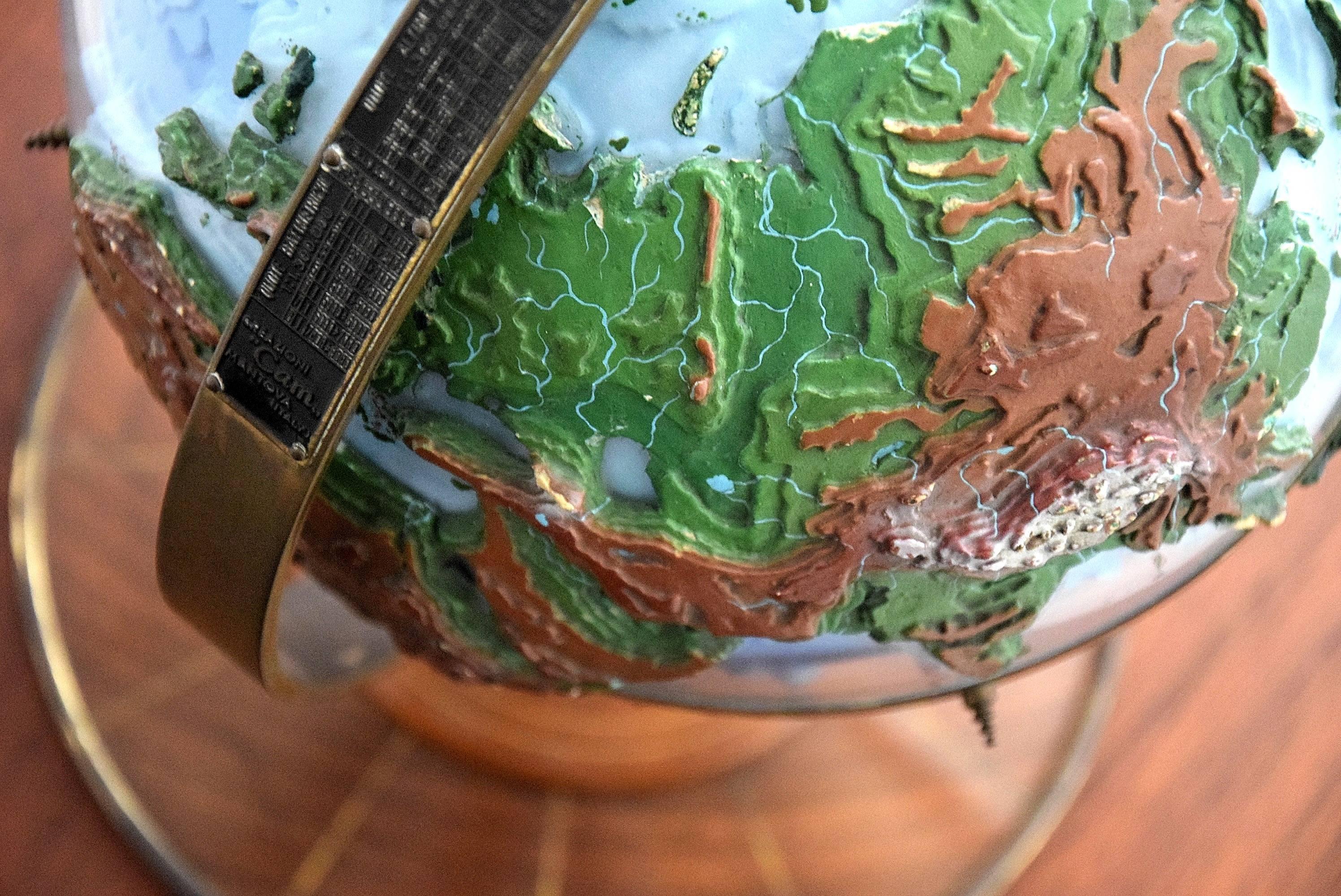 Italian 1960s 3D Globe at 1stDibs | italy globe, italian globe