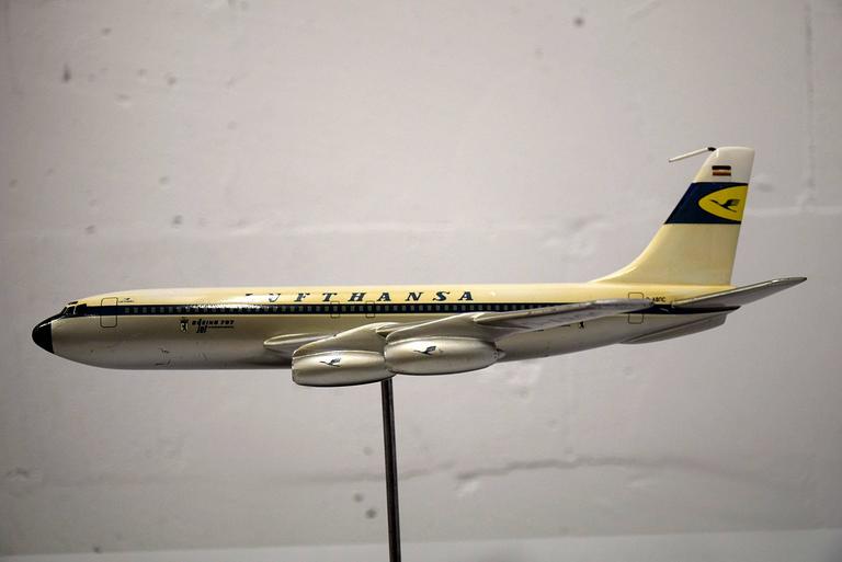 Boeing 707 Lufthansa Scale Model at 1stDibs | lufthansa boeing 707 ...