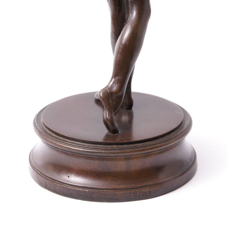 Tom Merrifield "John Gilpin" Dancer Bronze Sculpture For Sale at 1stDibs