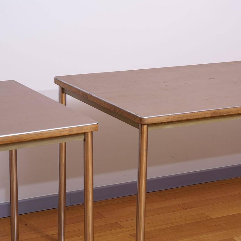 Original Embru Le Corbusier Pair of Tables or Desks, 1930s For Sale at ...