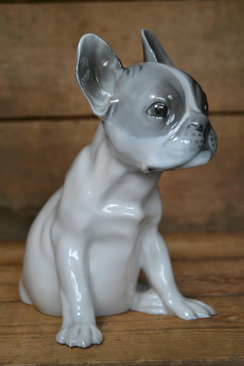 Rosenthal Porcelain Bulldog Puppy, circa 1920 For Sale at 1stdibs