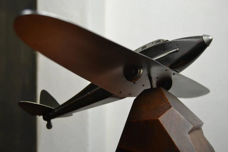 Art Deco Wooden Airplane Model at 1stDibs
