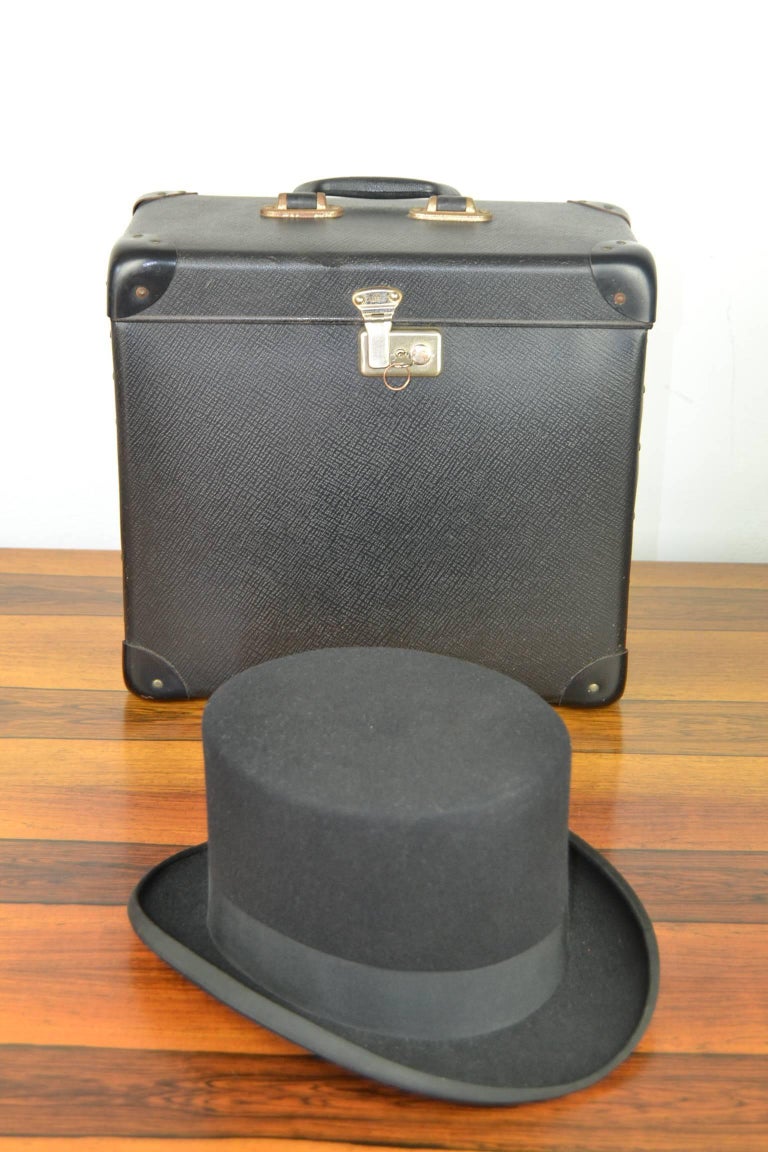 Vintage Top Hat with Box at 1stDibs