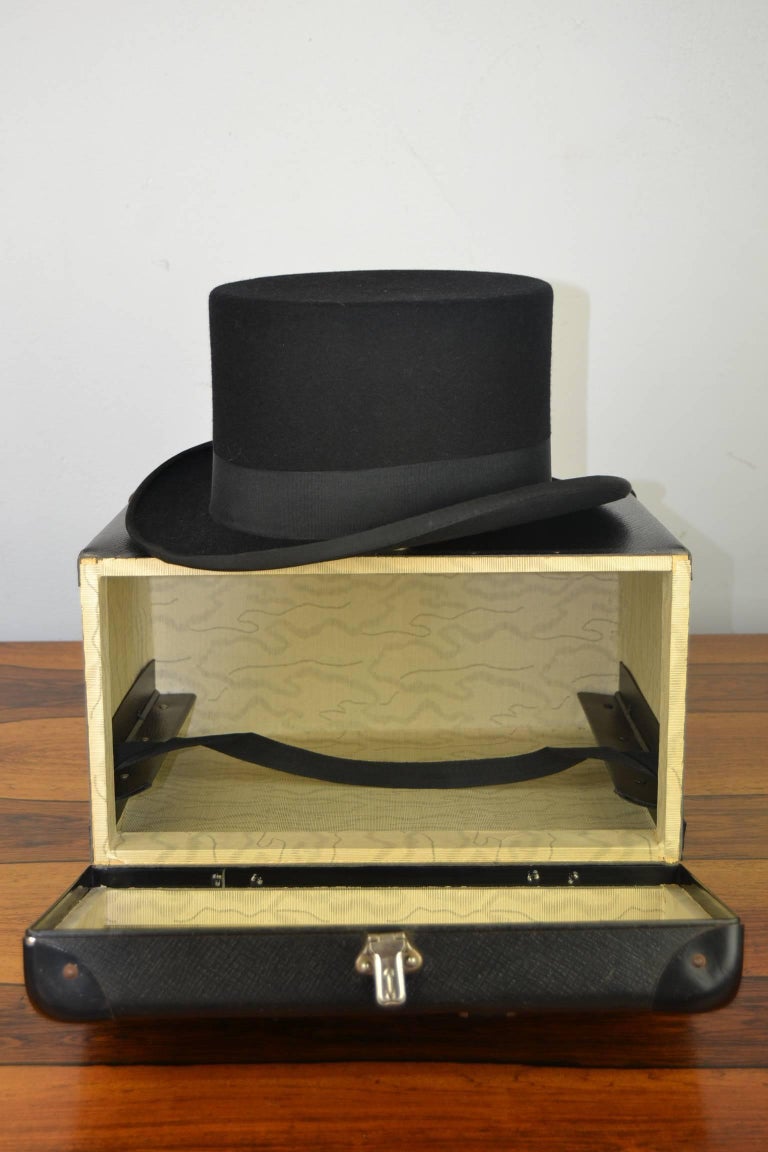 Vintage Top Hat with Box at 1stDibs
