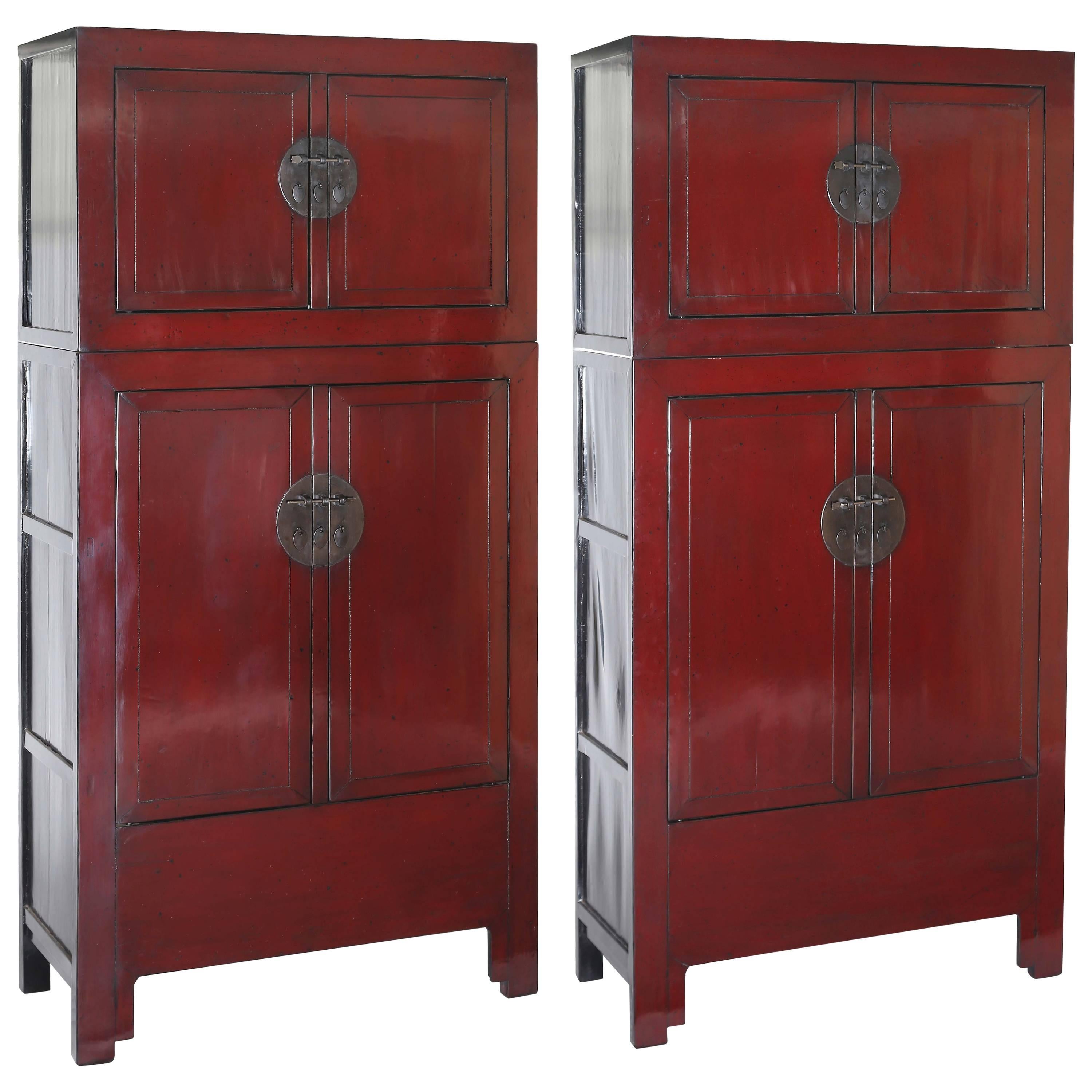 Antique Chinese Red Lacquer Cabinet Sideboard at 1stDibs | chinese ...