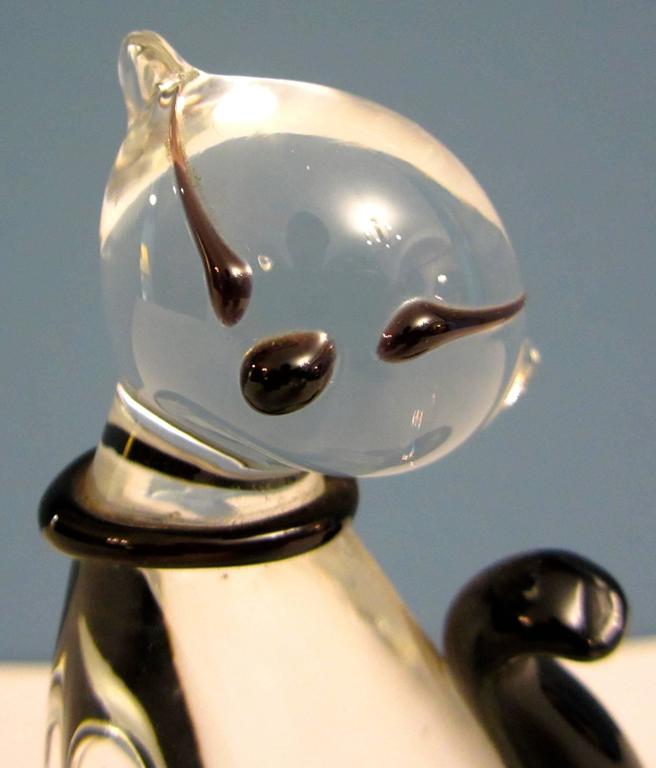 Murano Glass Cat Paperweights at 1stDibs