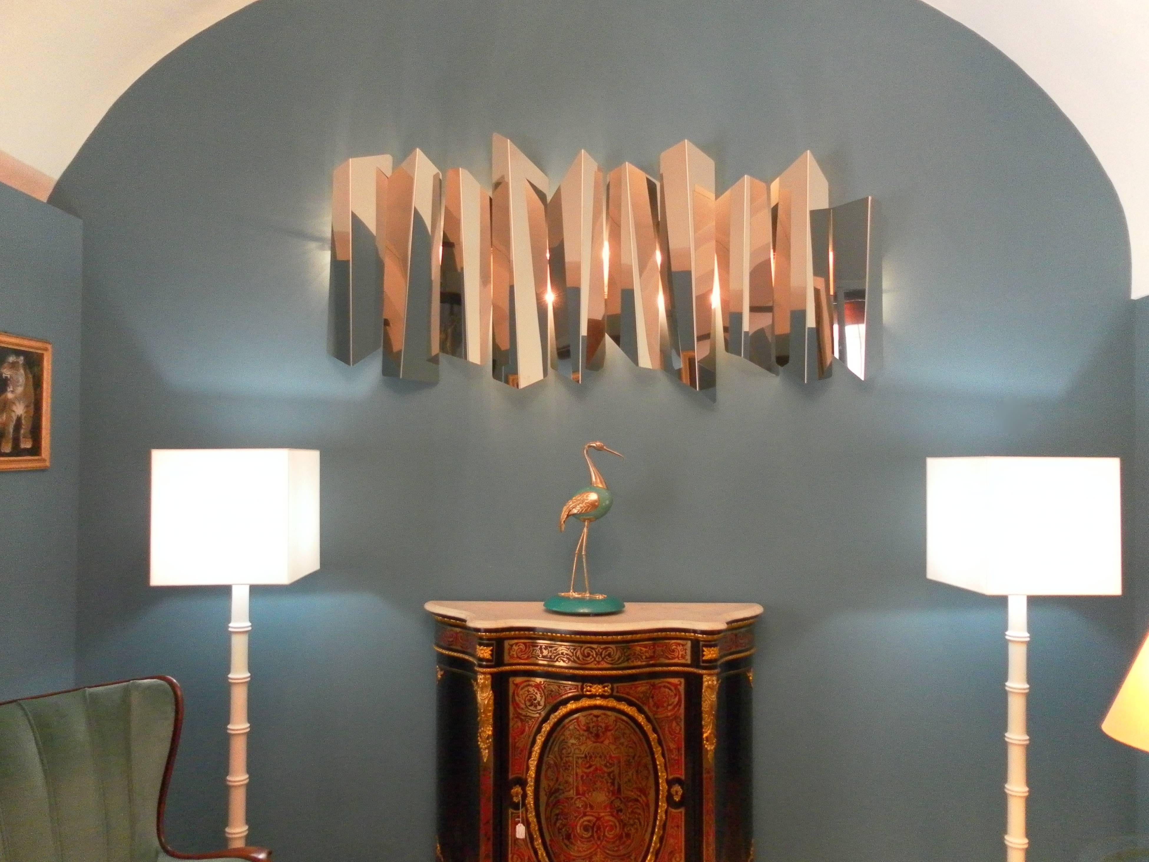 Large and Scenographic Sculptural Wall Light by Mario Torregiani For ...