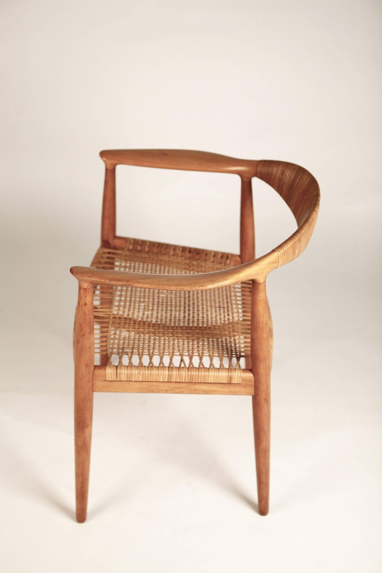 Hans J. Wegner, "The Chair", JH501, Mahogany and Cane, 1949 at 1stDibs