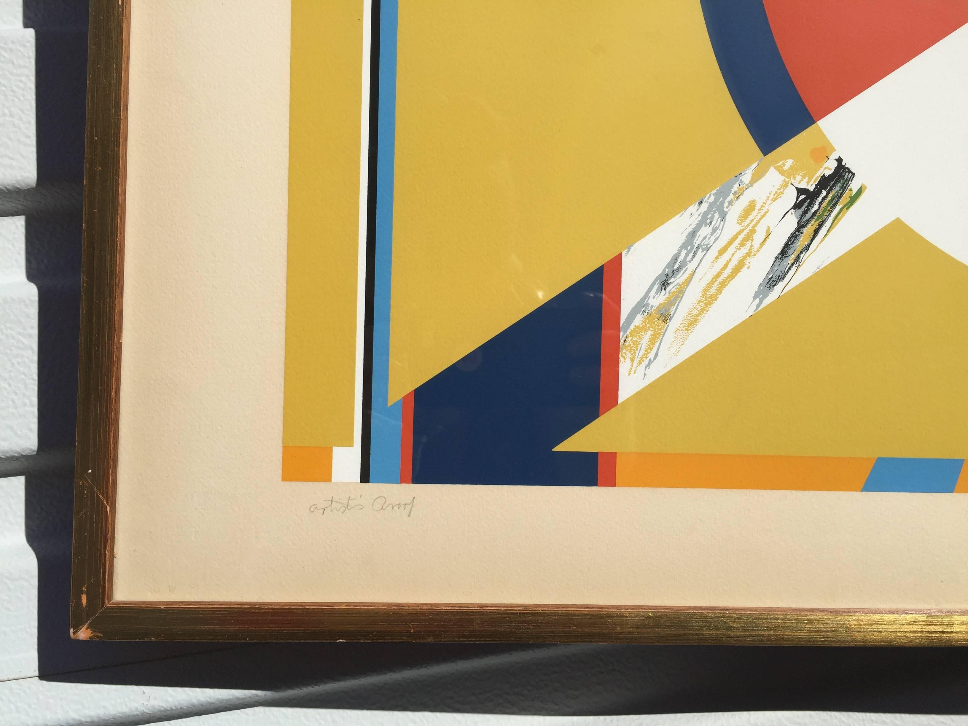 Province Town and New York City Artist Budd Hopkins 1974 Silkscreen ...