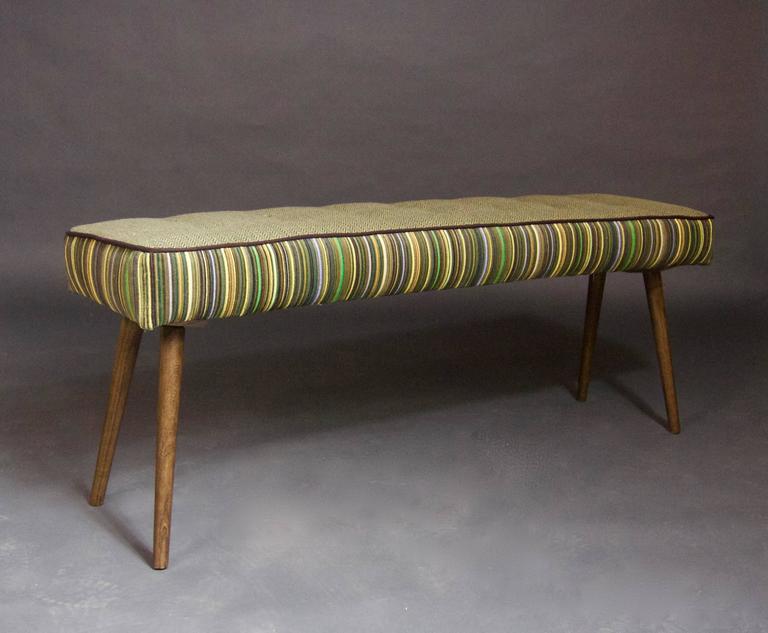 Studio Series Bench Colorful Pinstripes with Herringbone Seat For Sale ...