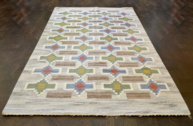 Mid-20th Century Swedish Rug Signed by Judith Johansson Knäred, Sweden ...
