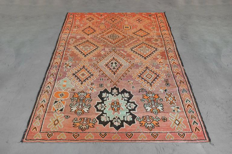 Vintage Moroccan Rug For Sale at 1stdibs