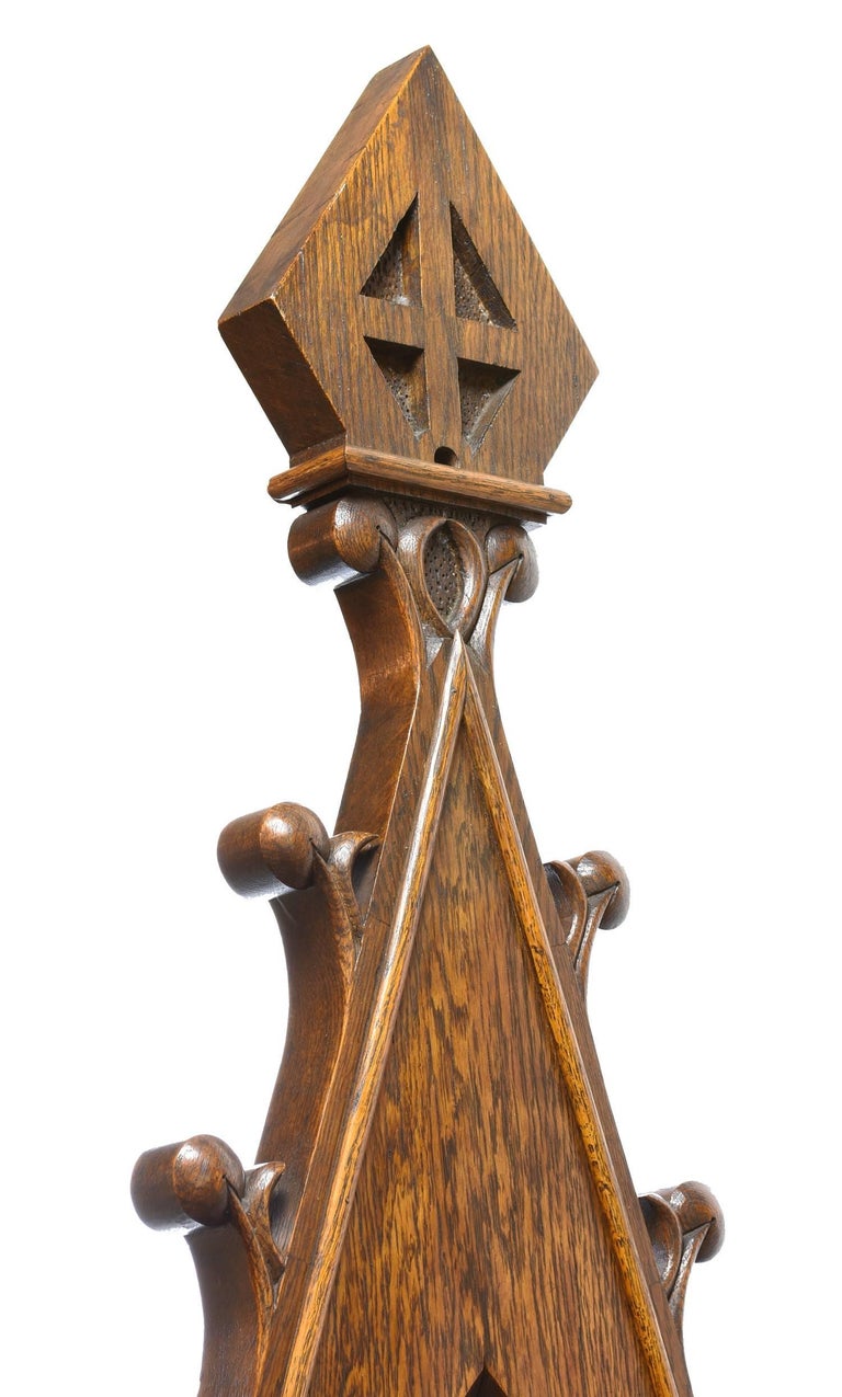 Ornate Gothic Bishop's Chair at 1stDibs | bishop's chair for sale ...