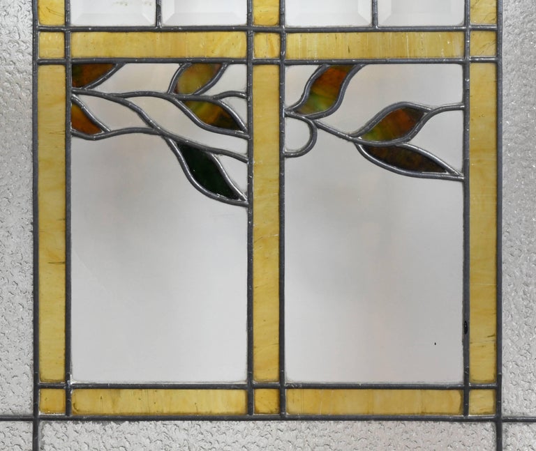 Art Nouveau Stained Glass Window Set at 1stDibs