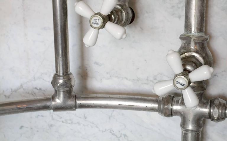 Rib Cage Shower Unit by Wolfe, circa 1900 at 1stDibs | ribcage shower ...