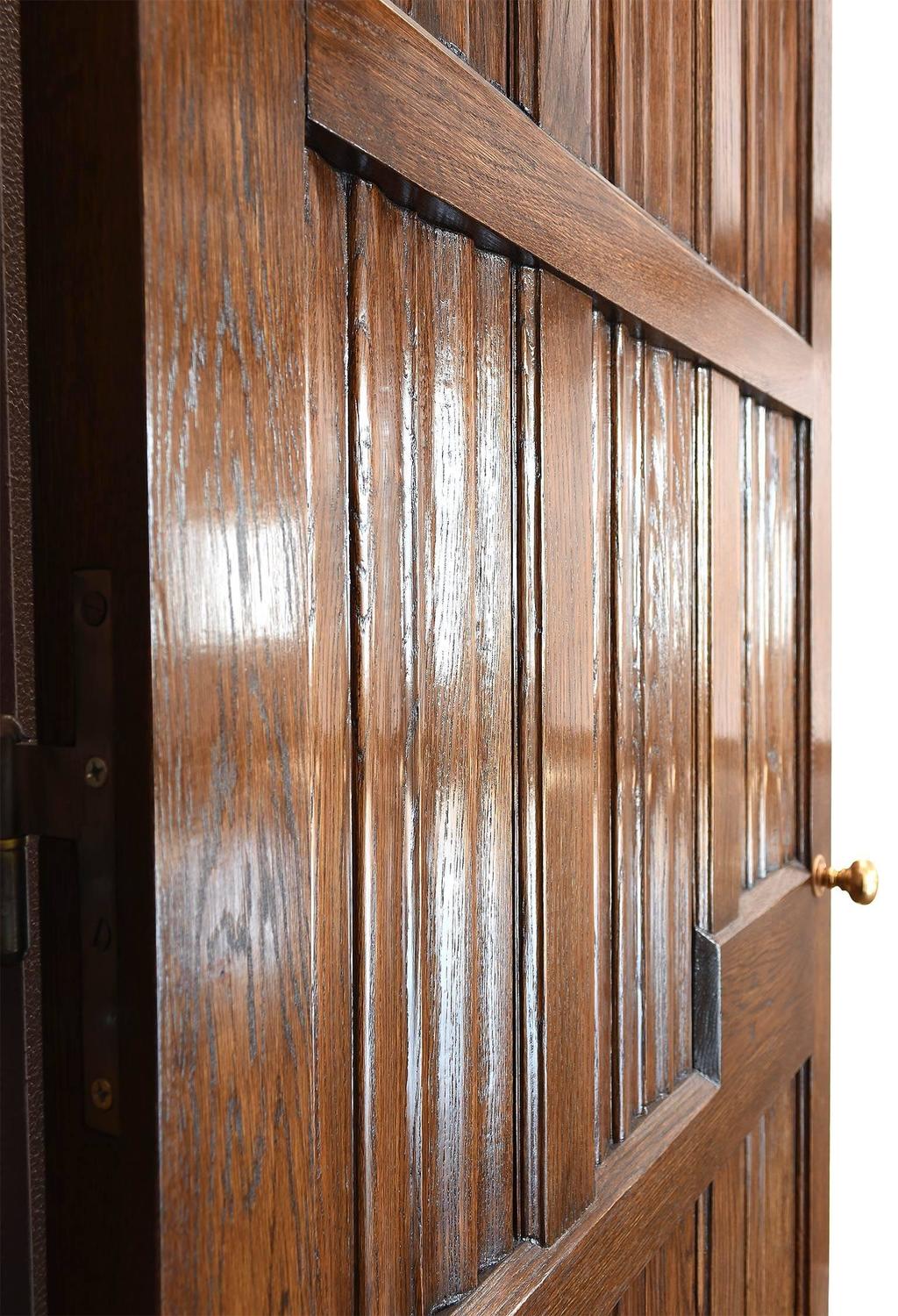 1920s Oak Linen Fold Doors at 1stdibs