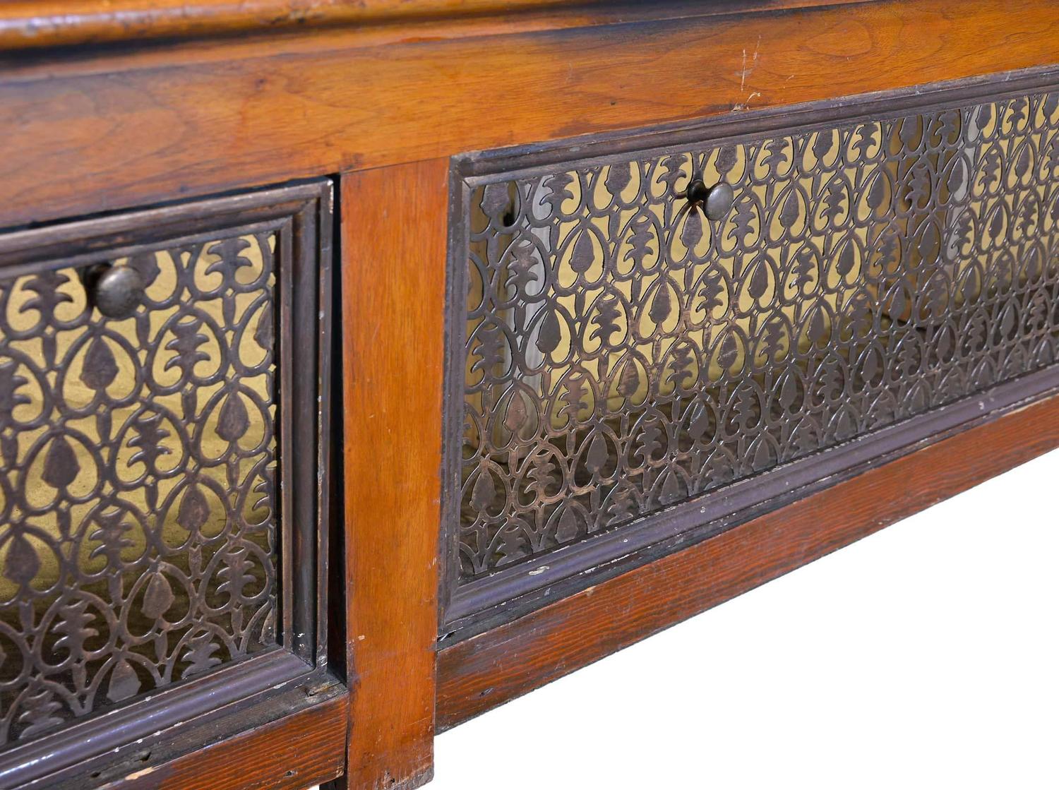 Walnut Paneled Library Attributed to George W. Maher at 1stdibs