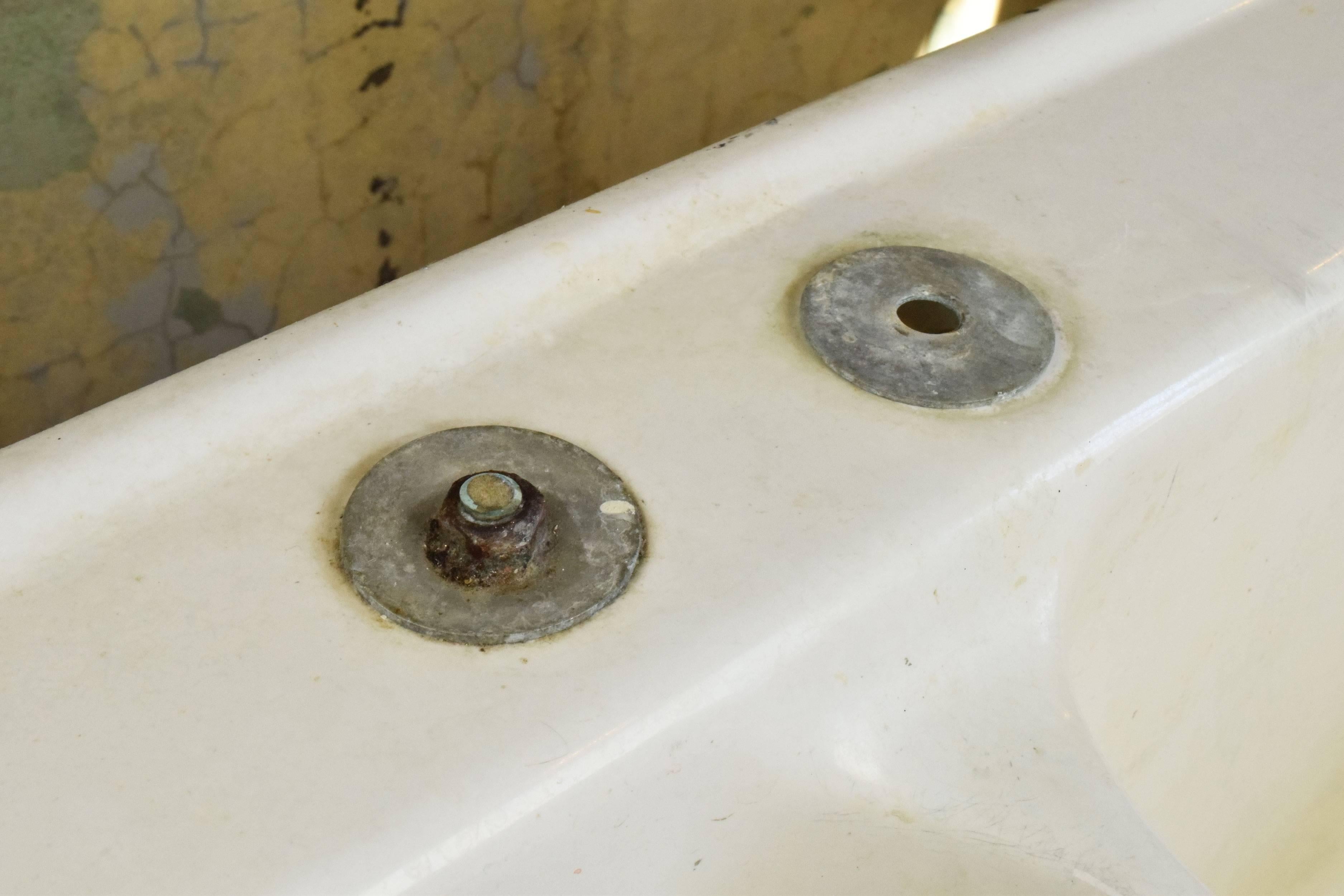 Antique Porcelain Utility Sink at 1stDibs | vintage porcelain laundry ...