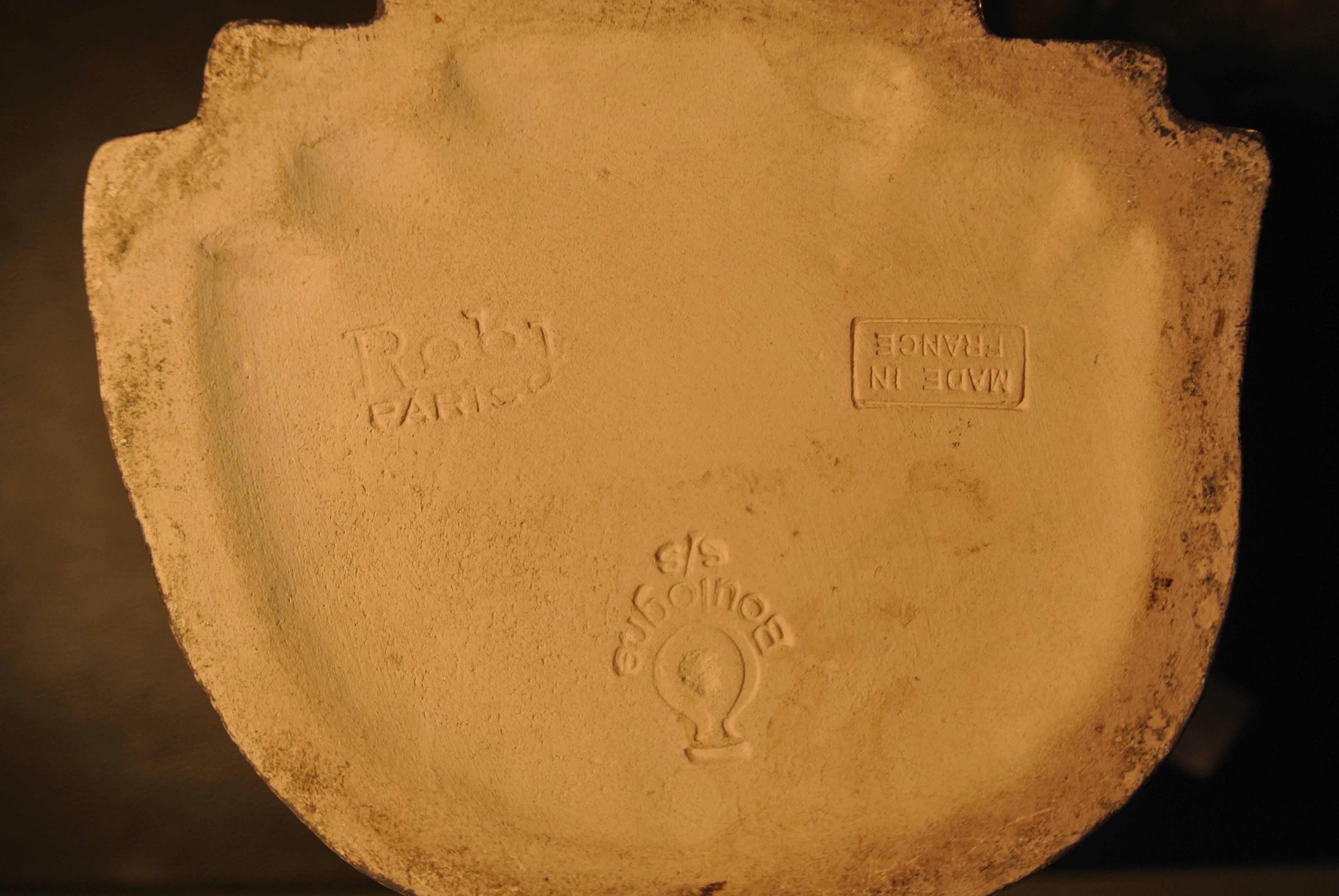 A Rare Porcelain Art Deco box in the form of a Head by Robj. C.1930 ...