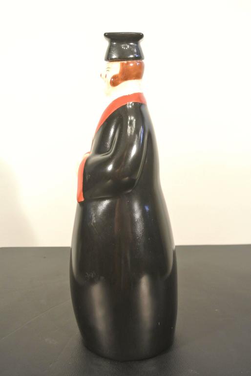 'ROBJ' Cherry Liquor Bottle of a Judge, circa 1900 For Sale at 1stDibs