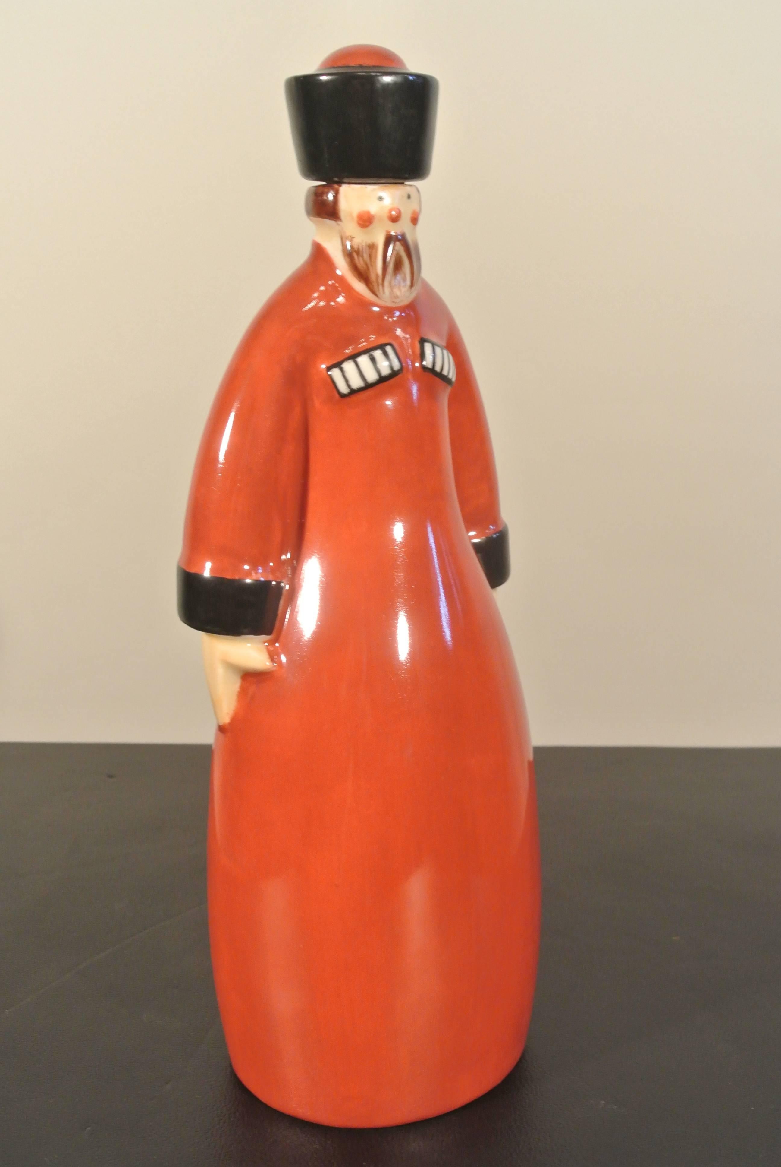 'ROBJ' Vodka Bottle of Russian Man, circa 1900 at 1stDibs