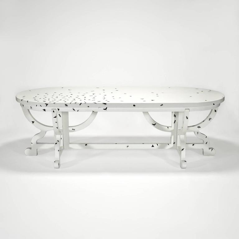 Graphic Paper Dining Table by Studio Job "Moss Edition" For Sale at 1stDibs