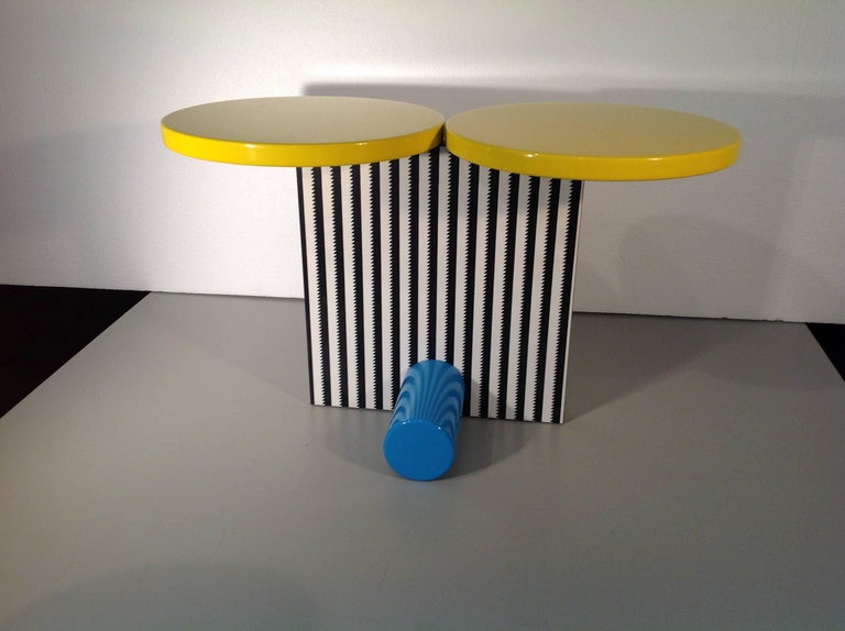 Michele De Lucchi Polar Side Table for Memphis Srl For Sale at 1stDibs