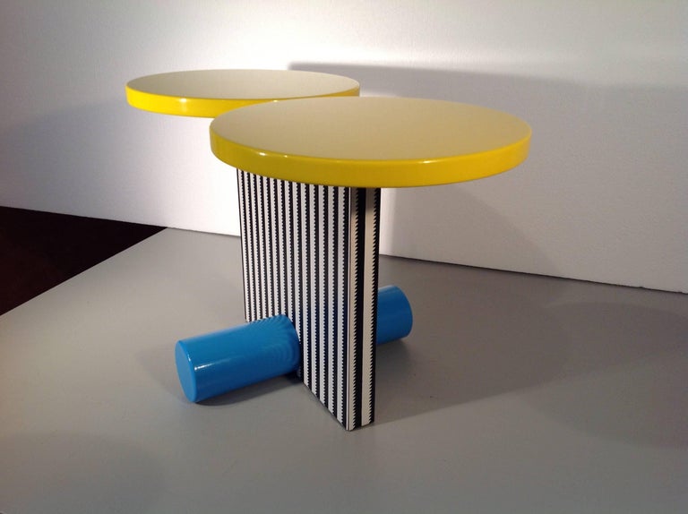Michele De Lucchi Polar Side Table for Memphis Srl For Sale at 1stDibs