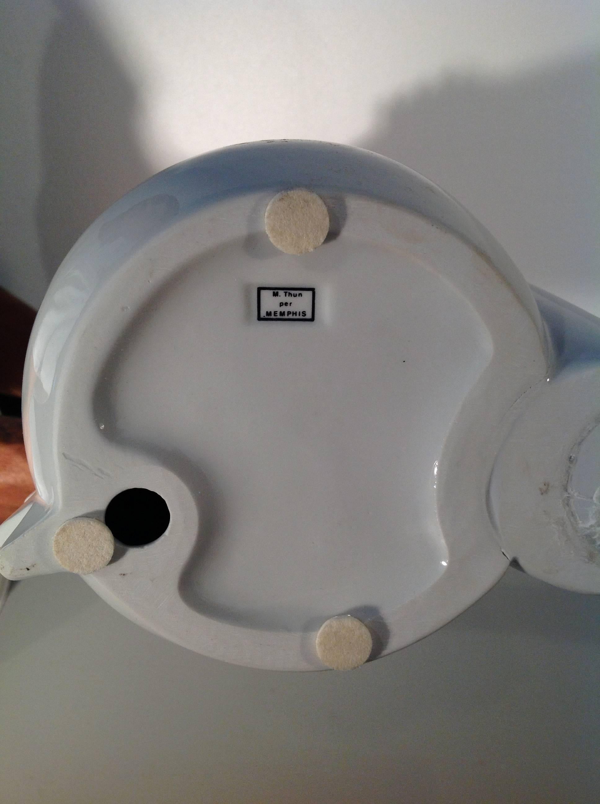 Volga Porcelain Flower Vase by Matteo Thun for Memphis For Sale at ...